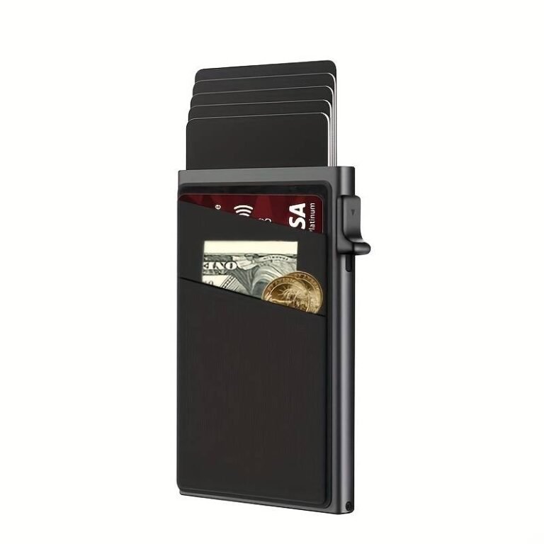 Armors RFID Pop Up Compact Signal Blocker Credit Card Holder Blocking ...